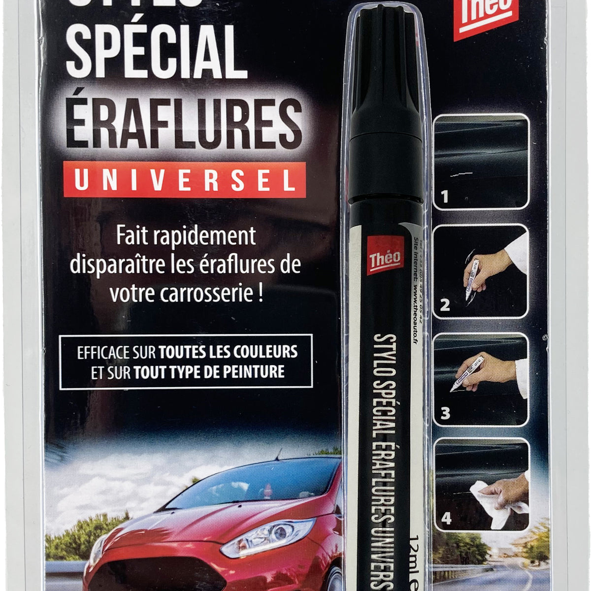 Théo Auto - Stylo Special Eraflures Universel Théo - Le Soin De Votre Auto